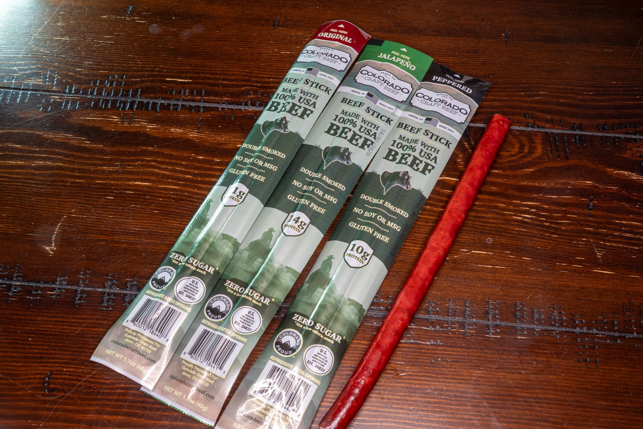 Beef Stick Wholesale Pack - 120 Sticks in Retail Cartons – Colorado ...