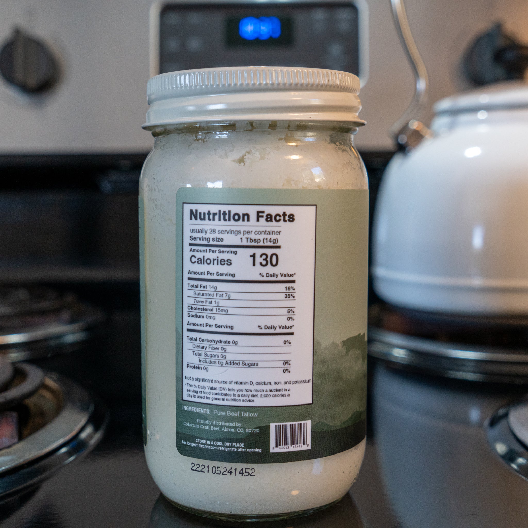 Beef Tallow 14 oz | American Made Single Ingredient Beef Tallow ...