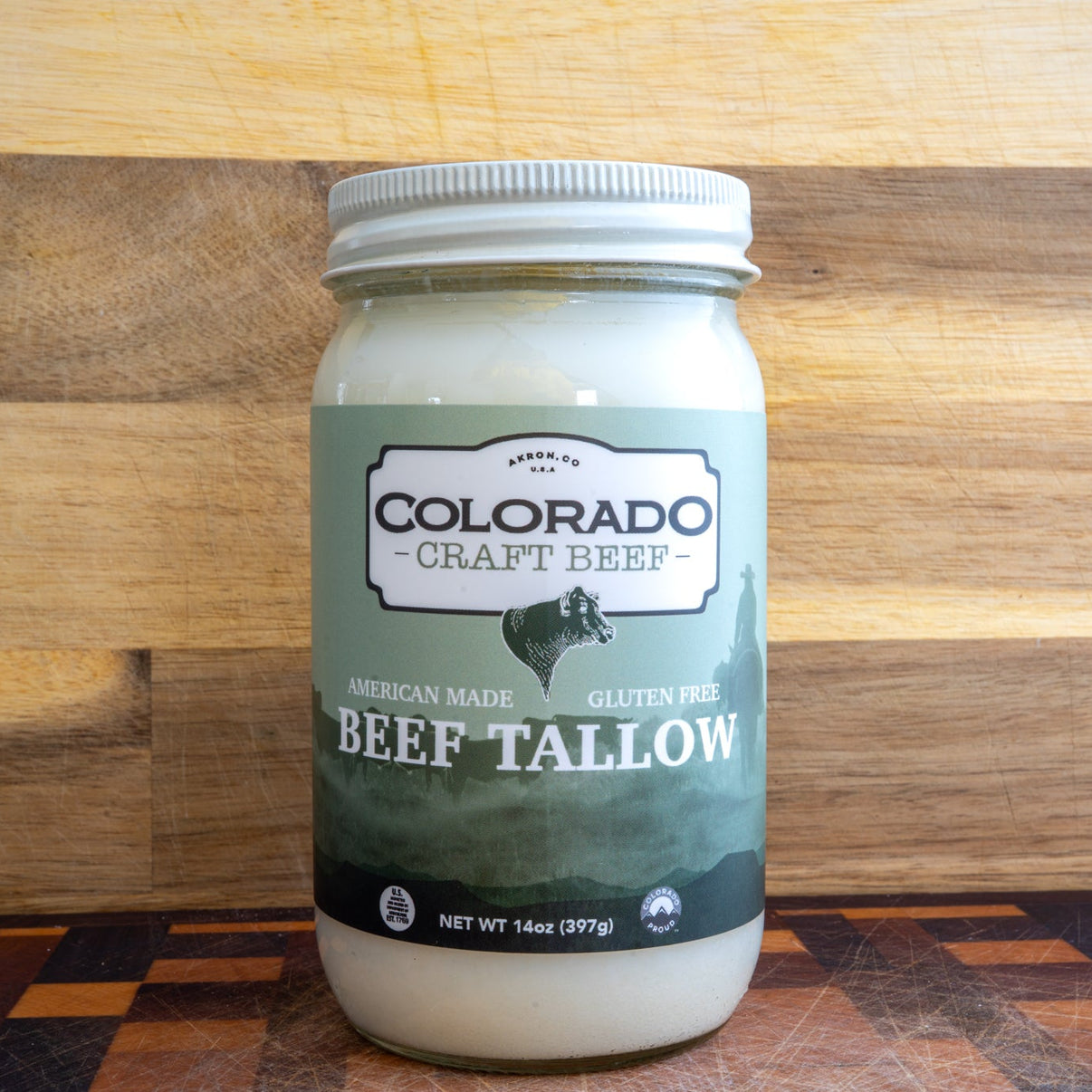 Beef Tallow 14 oz | American Made Single Ingredient Beef Tallow ...