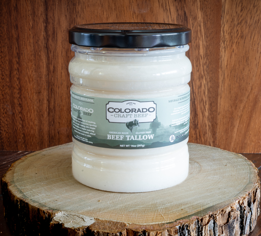 Beef Tallow 14 oz | American Made Single Ingredient Beef Tallow ...